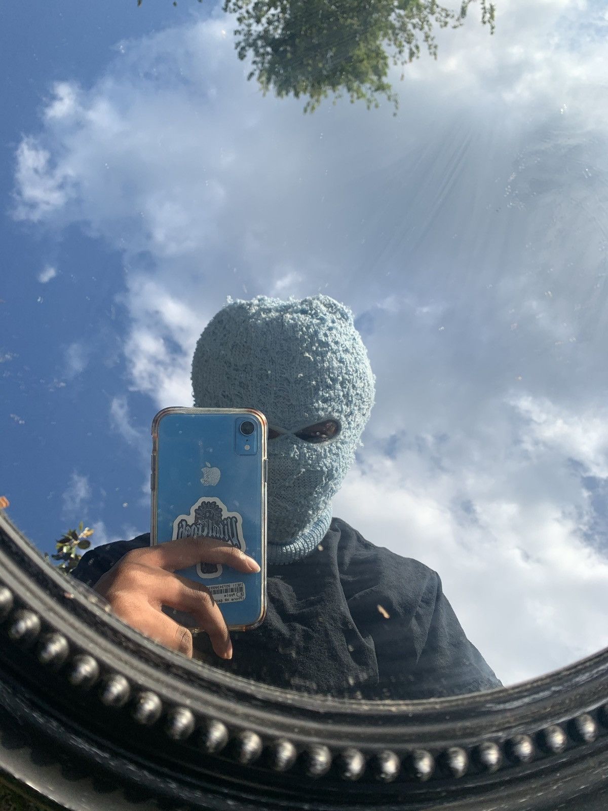 Custom Distressed balaclava / ski mask | Grailed