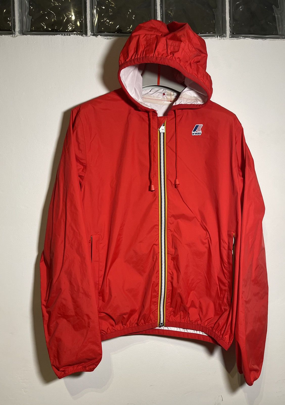 Kway RED RAINJACKET | Grailed