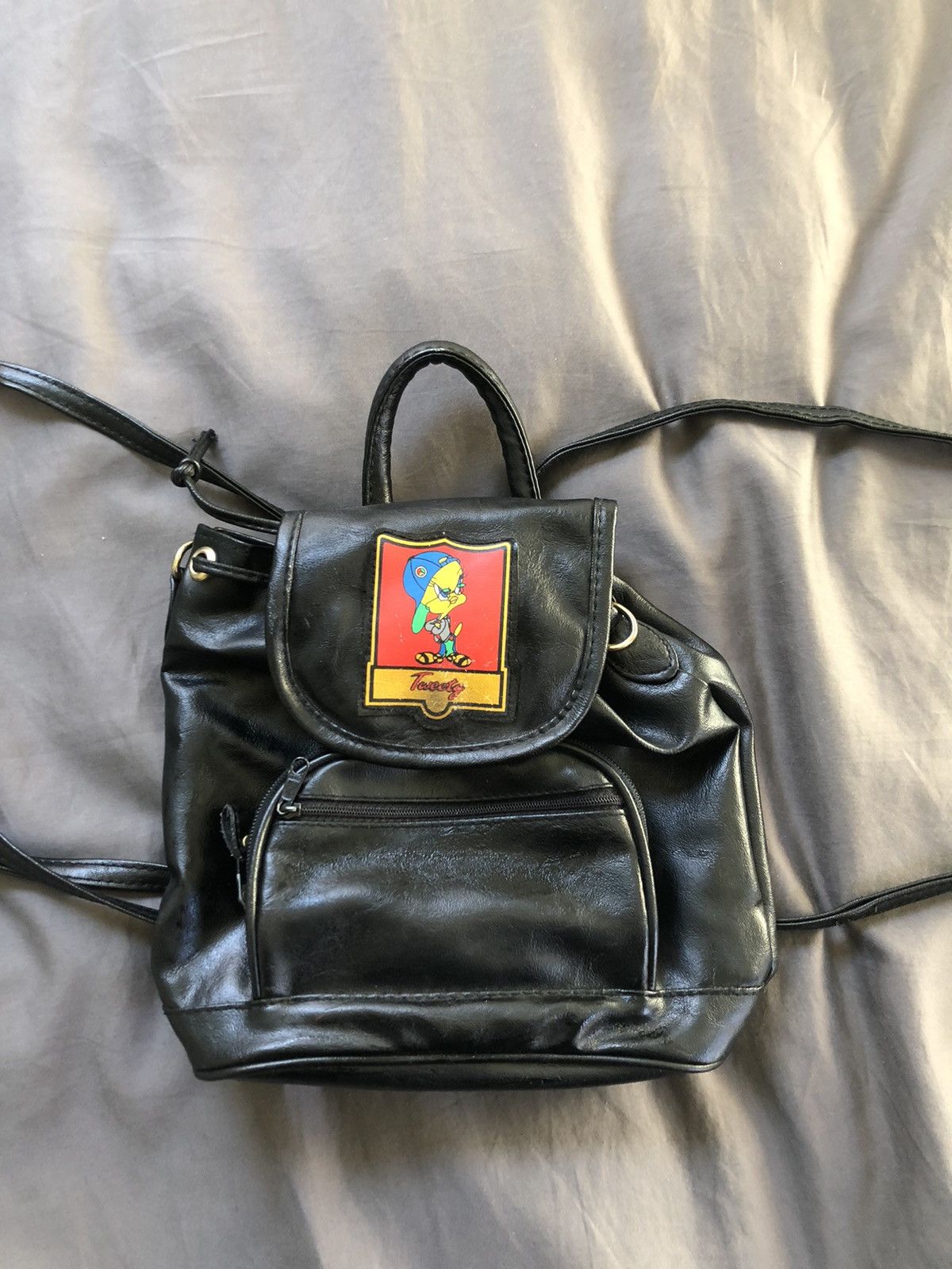 Disney × Vintage Vintage 1993 Looney Toons Tweety Bird Backpack | Grailed