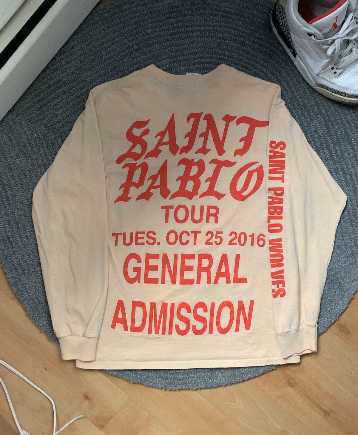 Kanye West KANYE WEST YEEZY SZN SAINT PABLO TOUR MERCH LS SHIRT | Grailed
