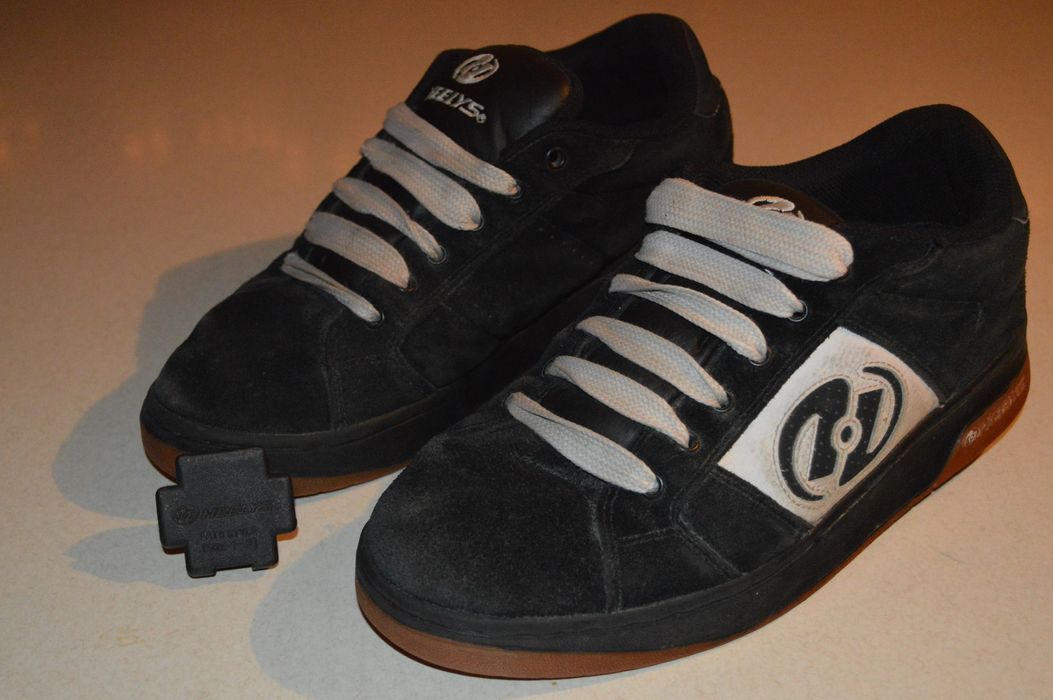 Heelys Vintage Black Suede OG Heelys With The Wheels! | Grailed