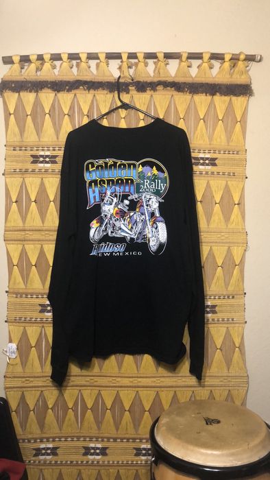 Fruit Of The Loom Vintage XXL 200 golden Aspen motorcycle rally Ruidoso ...