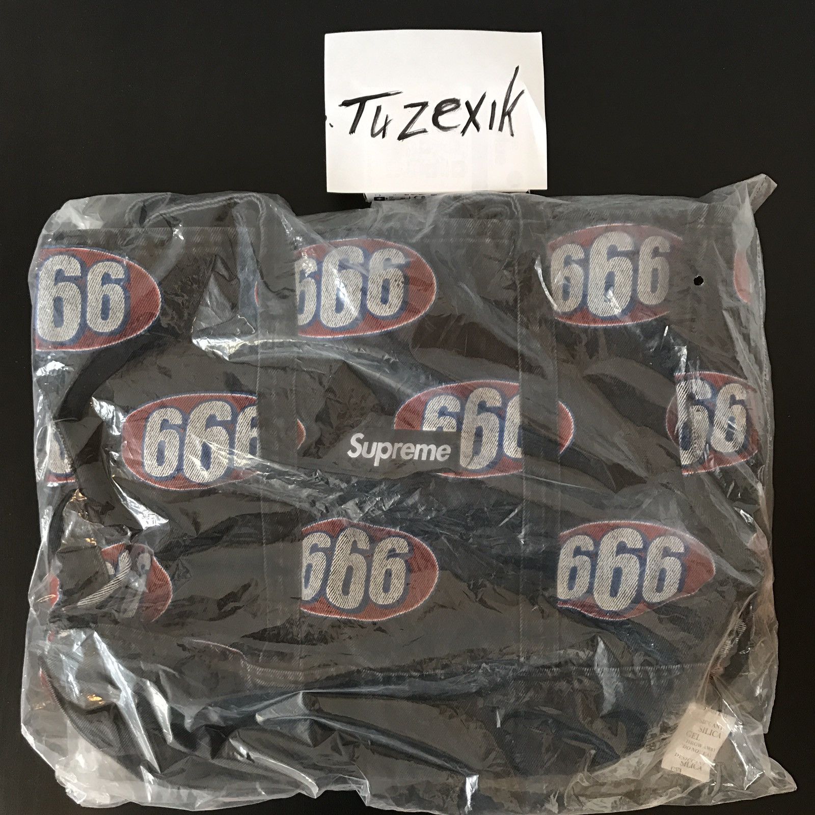 Supreme Supreme 666 Denim Tote | Grailed