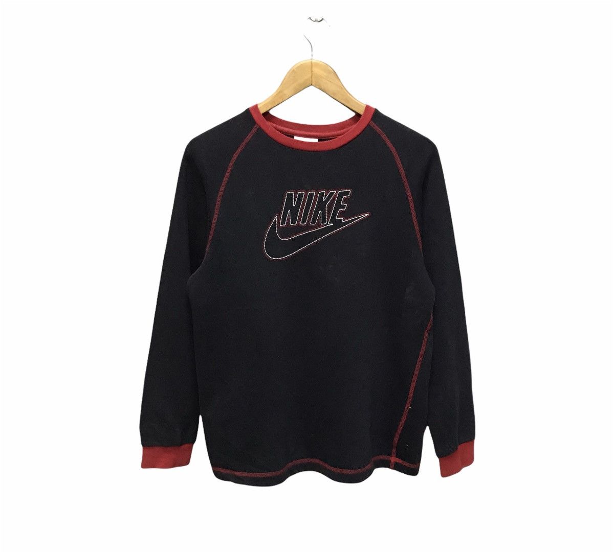 Nike Nike raglan long sleeve embroidery big swoosh | Grailed