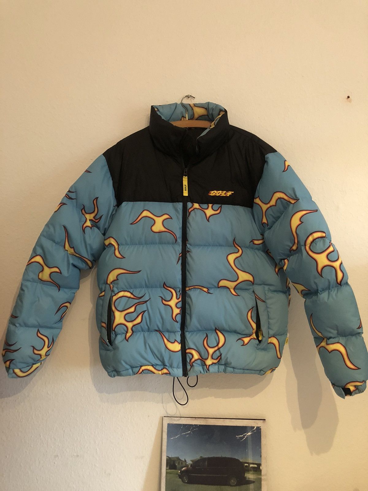 Golf Wang Golf Wang Flame Puffer Jacket | Grailed