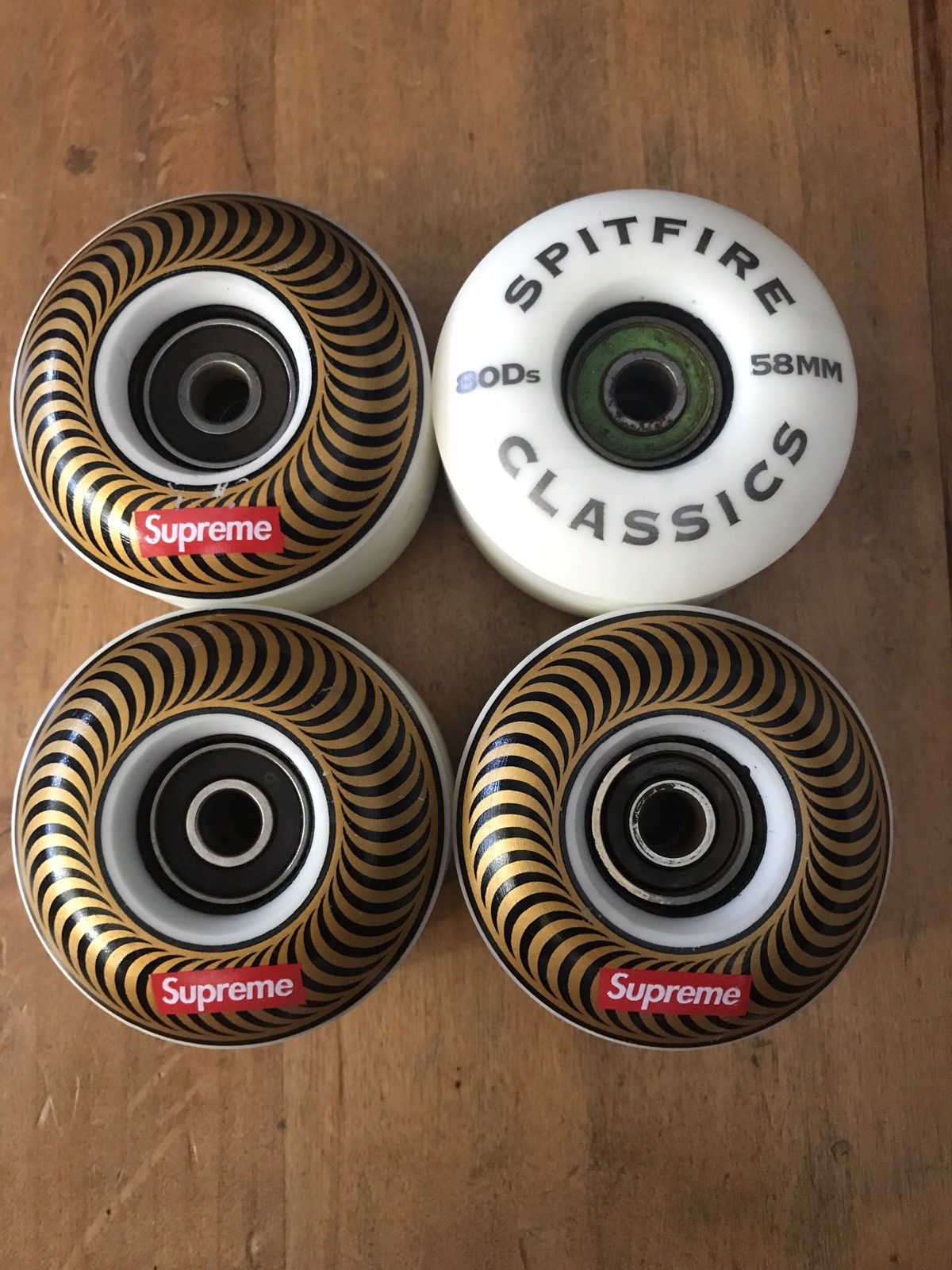Spitfire × Supreme Supreme Skate Wheels | Grailed