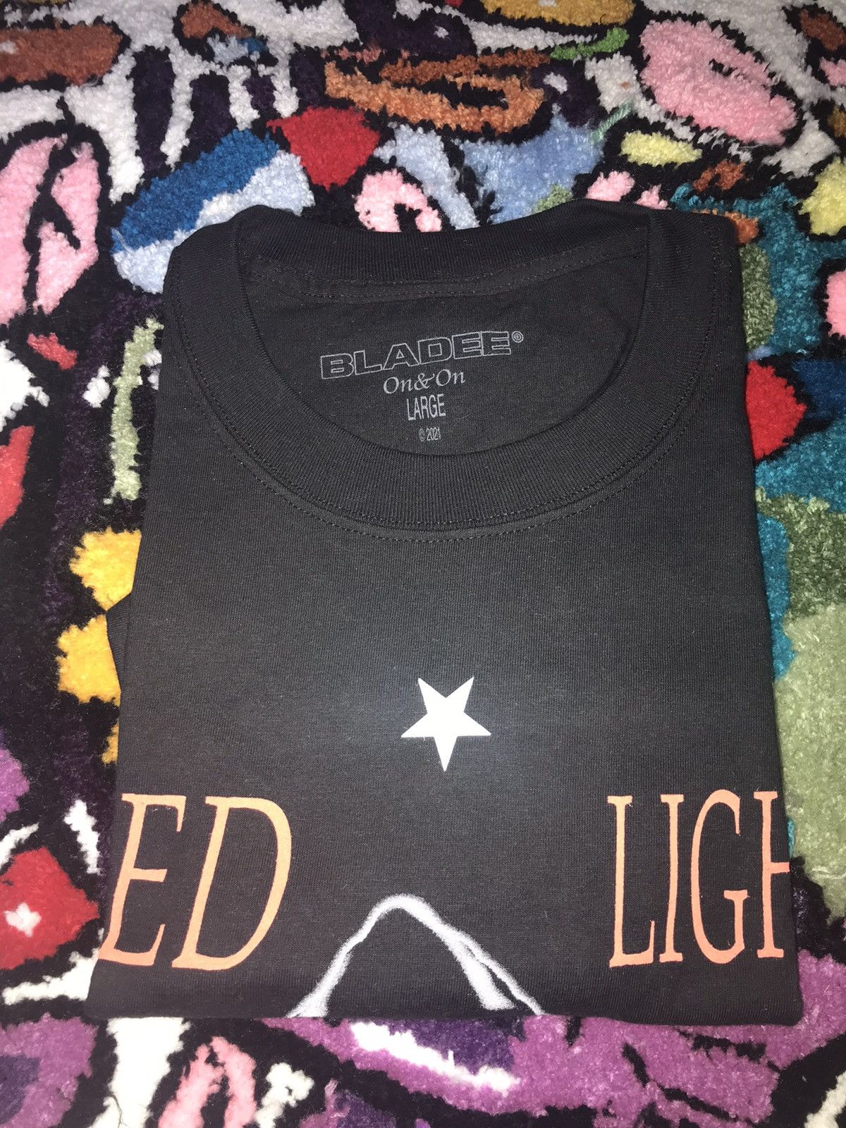 Drain Gang Bladee Red Light Tee Large | Grailed
