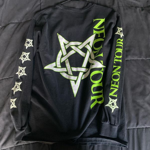 Playboi Carti Playboi Carti Neon Tour Pentagram L/S Tee | Grailed