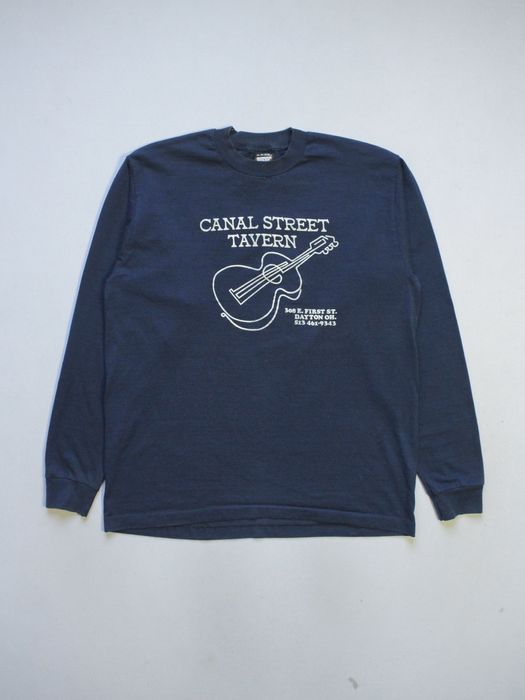 Vintage 90S CANAL STREET TAVERN LS TSHIRT VINTAGE AINGLE STITCH | Grailed