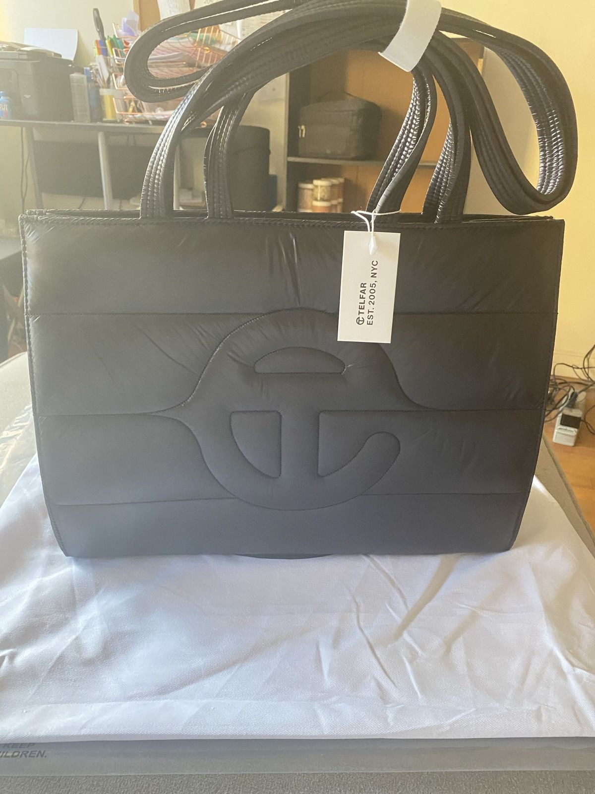 Telfar Telfar x Moose Knuckle Medium Puffer Shopper | Grailed