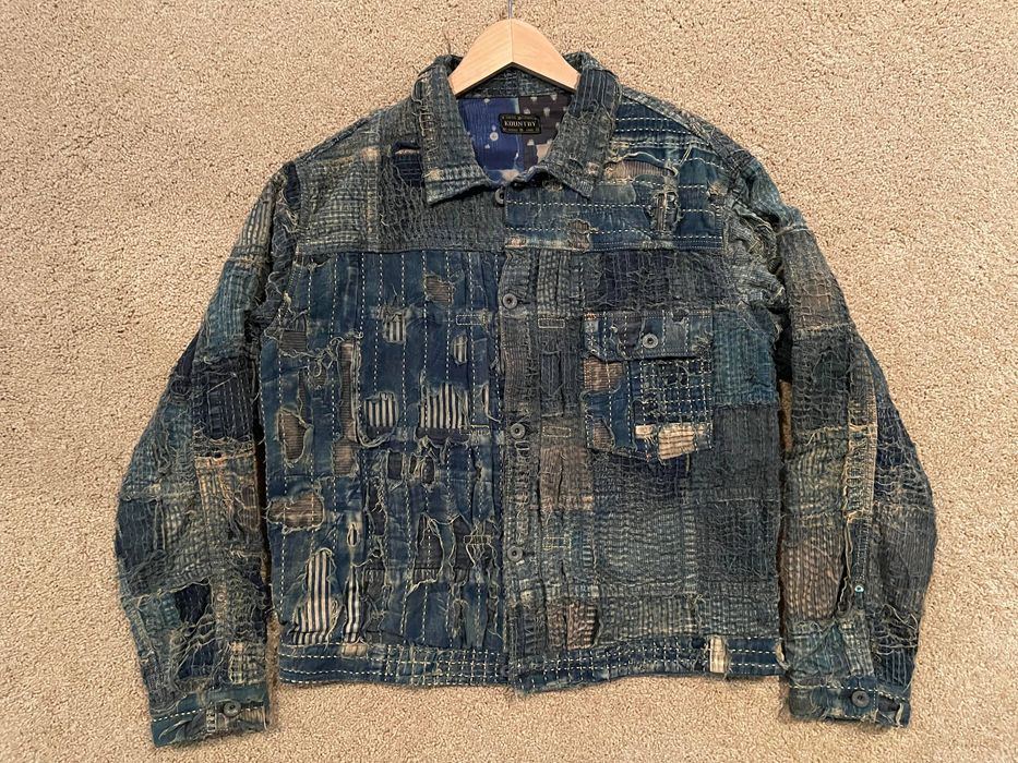Kapital Boro Denim Trucker Jacket - 1st Spring version | Grailed