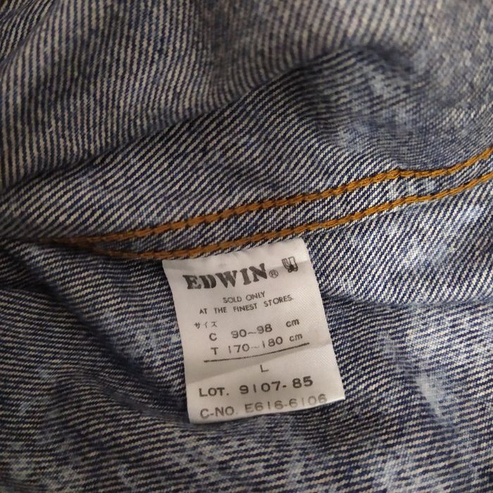 Edwin 90s EDWIN GOLD RUSH STONEWASHED DENIM JACKET (D377) | Grailed