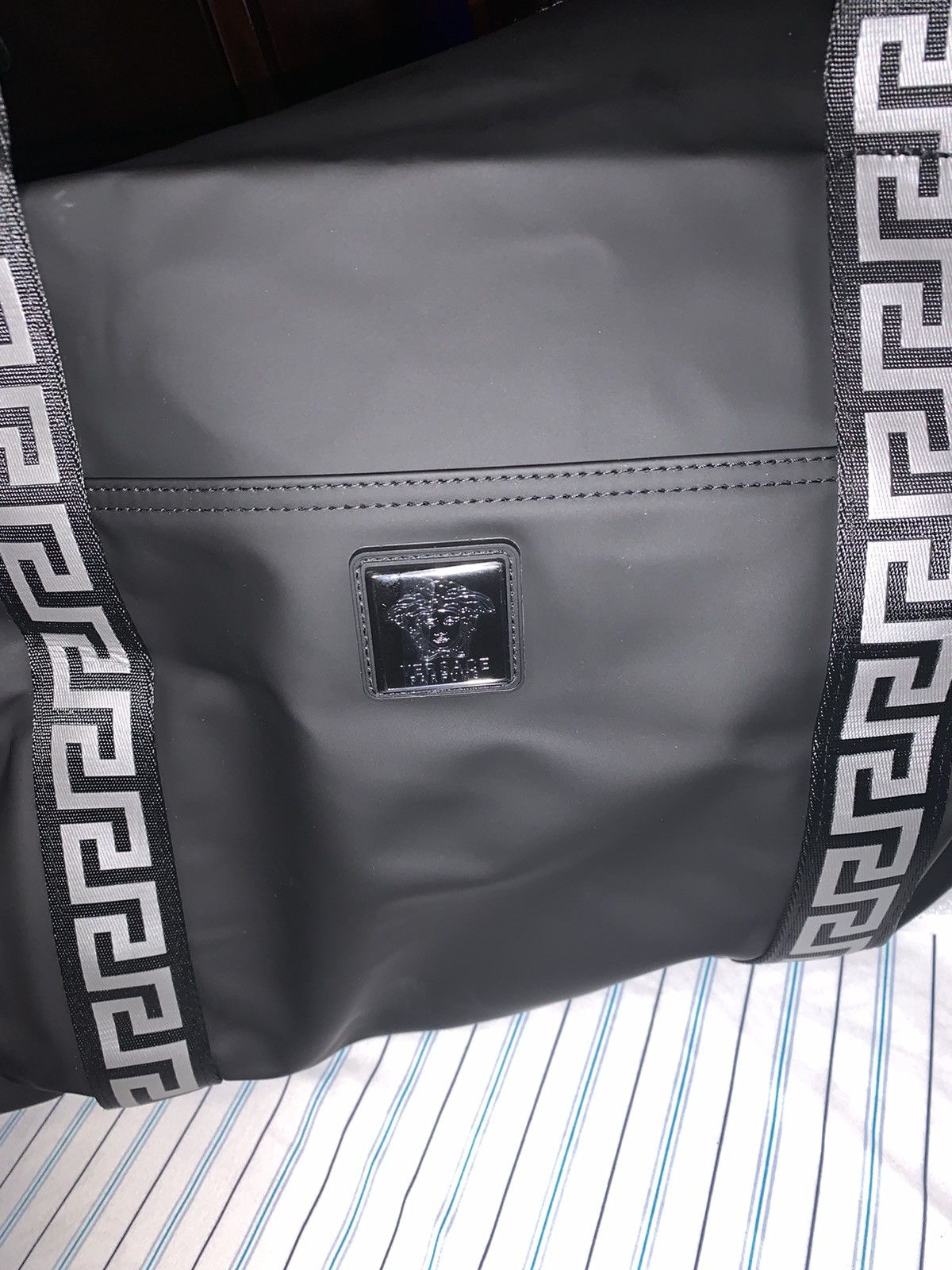 Versace Versace Perfume Gifted black duffel bag | Grailed