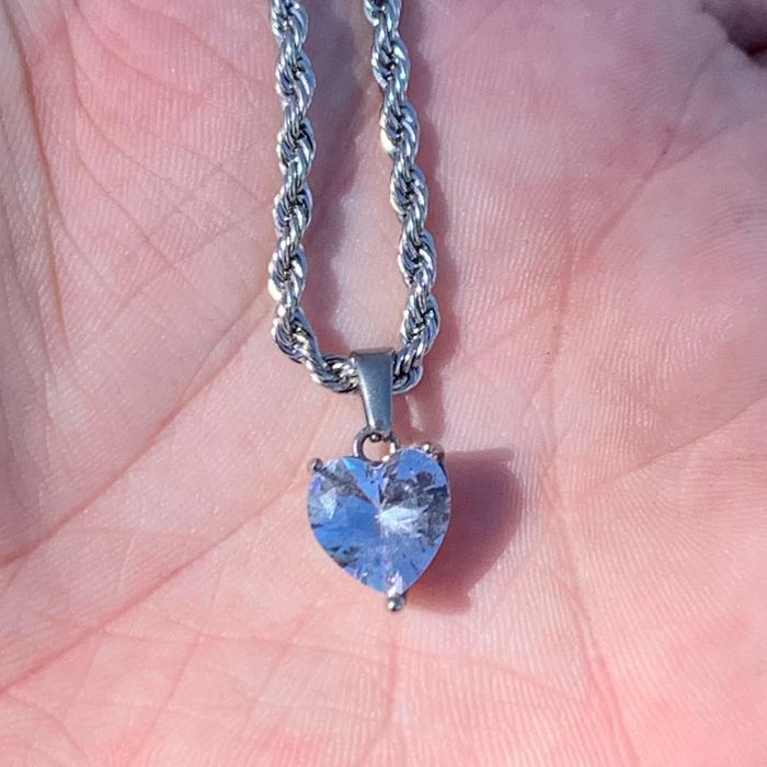 Streetwear Heart Necklace | Heart Pendant | Heart Chain | Grailed