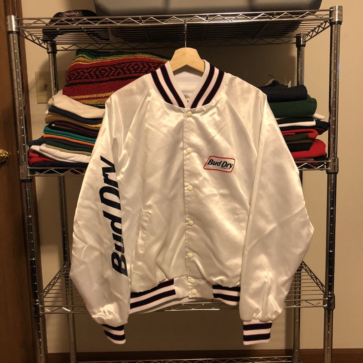 Vintage Vintage 80’s/90’s Bud Dry Draft Jacket | Grailed