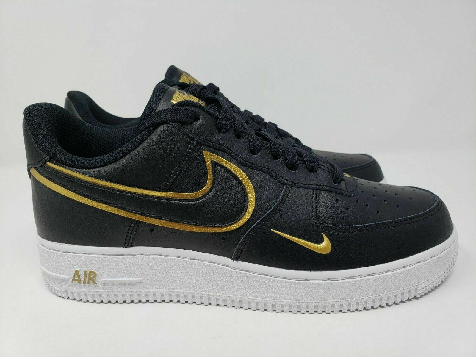 Nike 🌸 Nike Air Force 1 Low '07 Black Metalic Gold 🌸 | Grailed