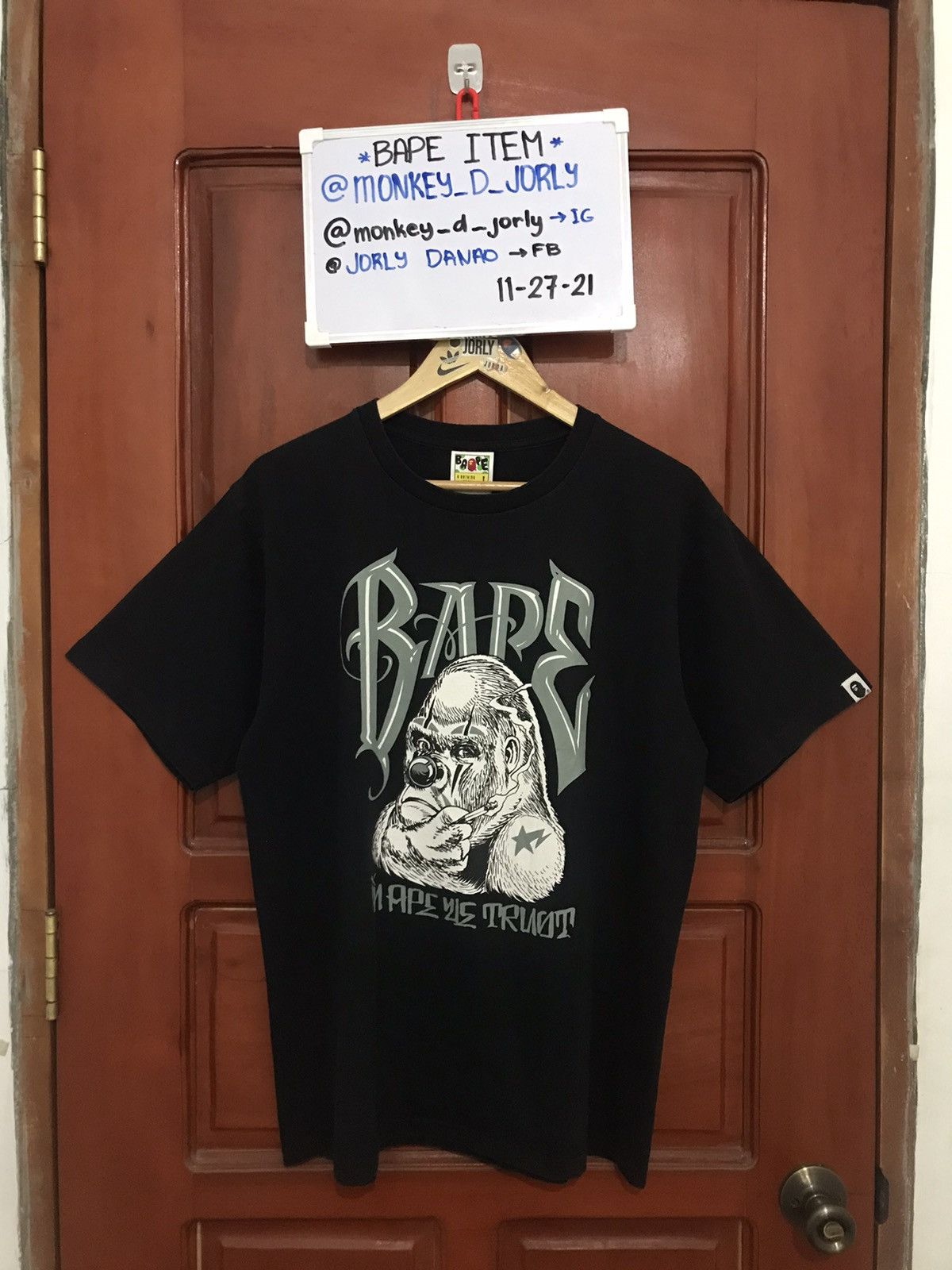 Bape Bape Undefeated Mr Cartoon In Ape We Trust Tee | Grailed