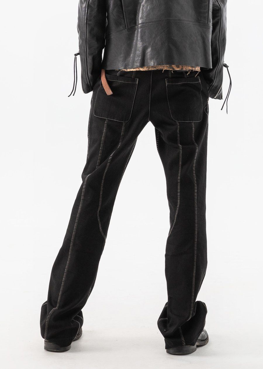 Professor.E Professor.E Overlock Flared Jeans | Grailed