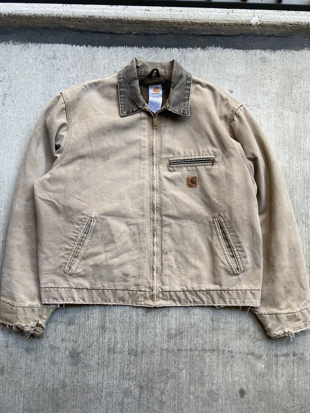 Carhartt × Carhartt Wip × Vintage 90’s Brown Detroit Work Jacket Wool ...