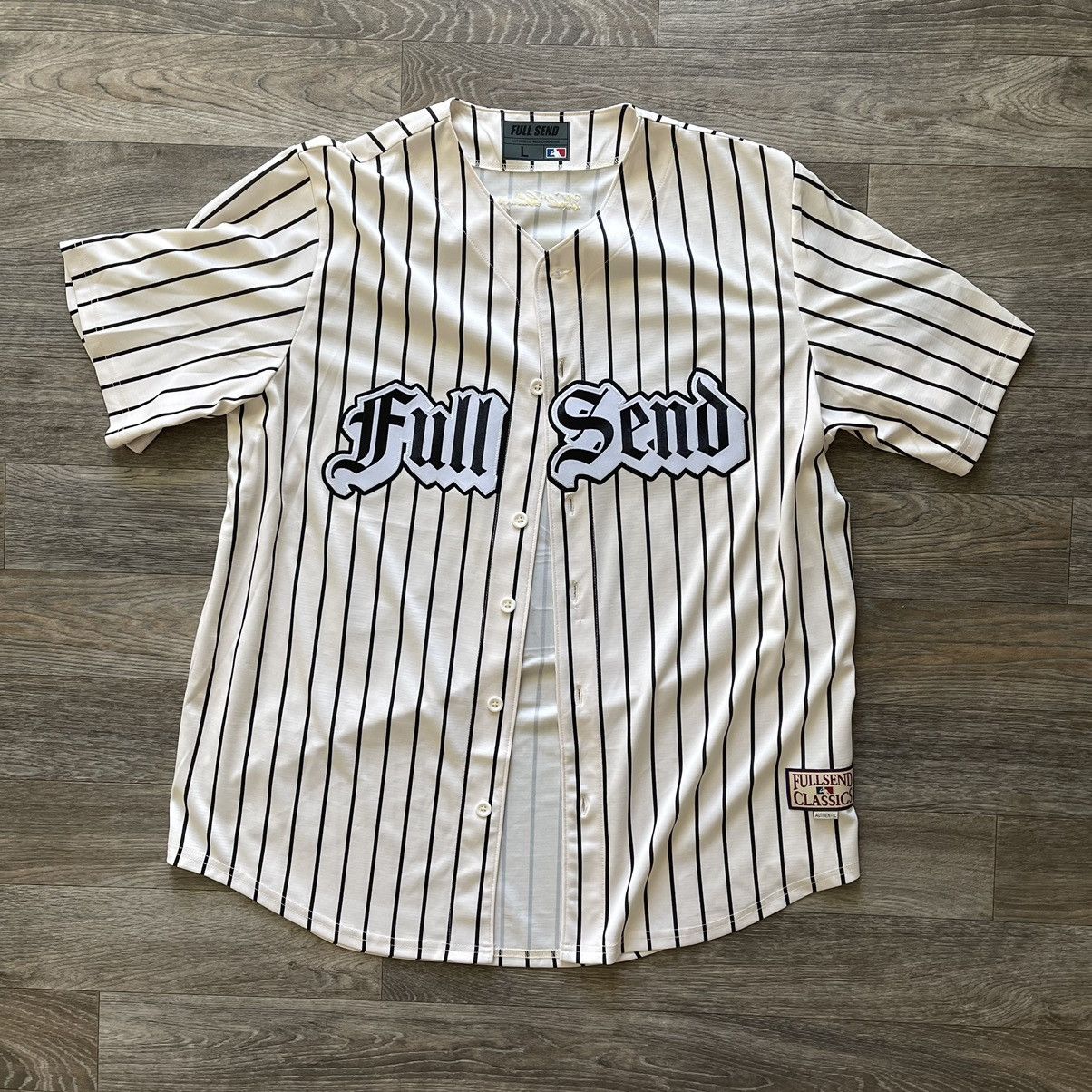 Full Send by Nelk Boys Full Send July 2021 Cream Jersey | Grailed