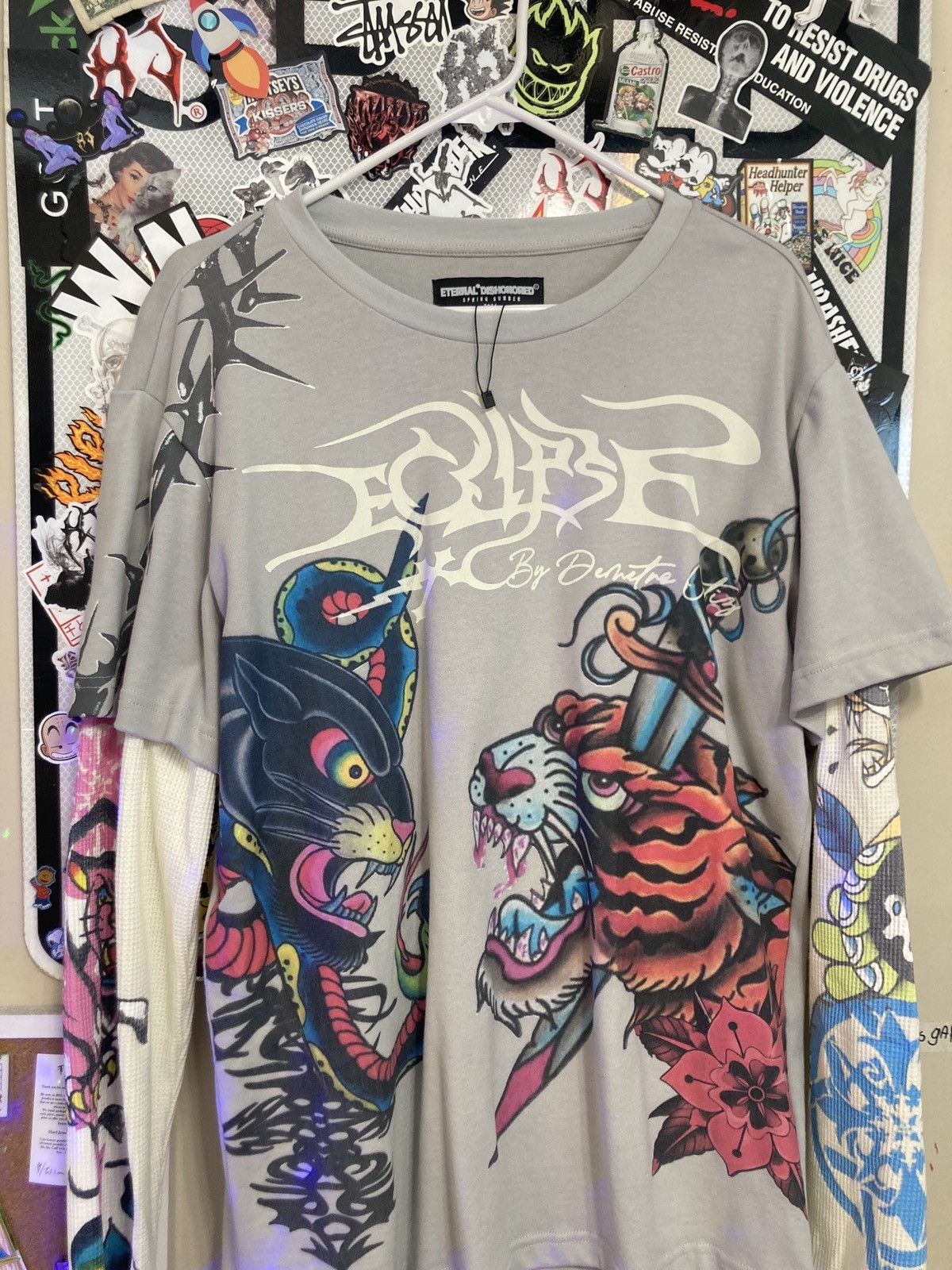 Ed Hardy × Eternal × Streetwear Eternal Artwear “Eclipse Animal Kingdom ...
