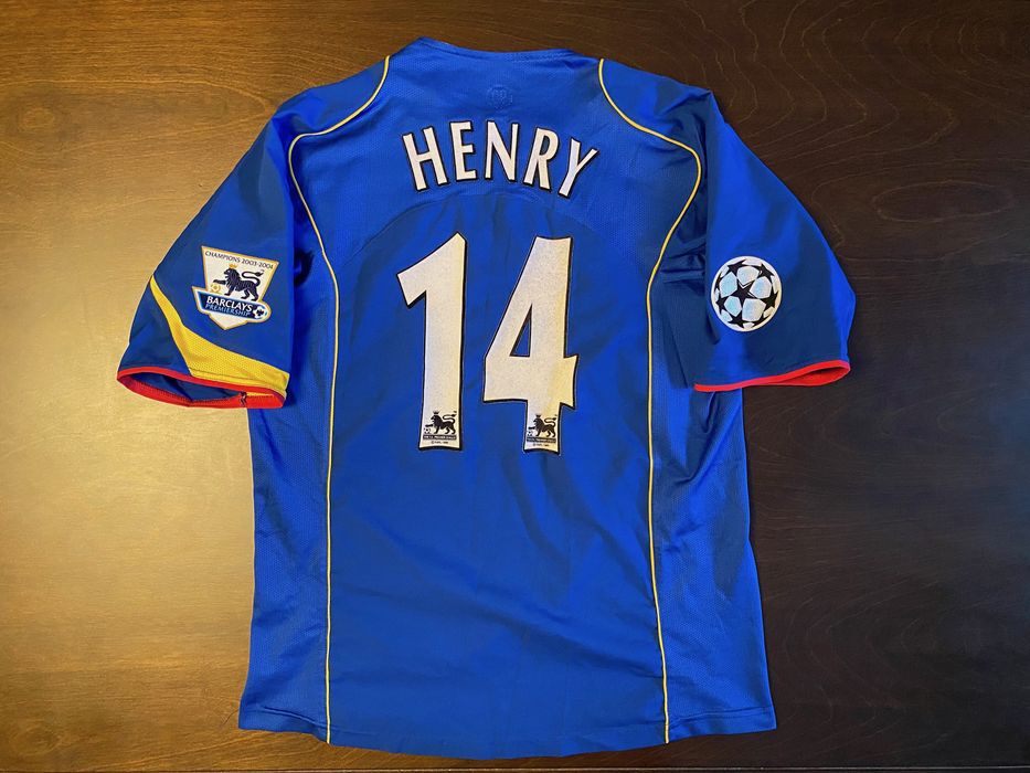 Nike 2004-2005 - Arsenal Away Soccer Jersey - Thierry Henry - M | Grailed