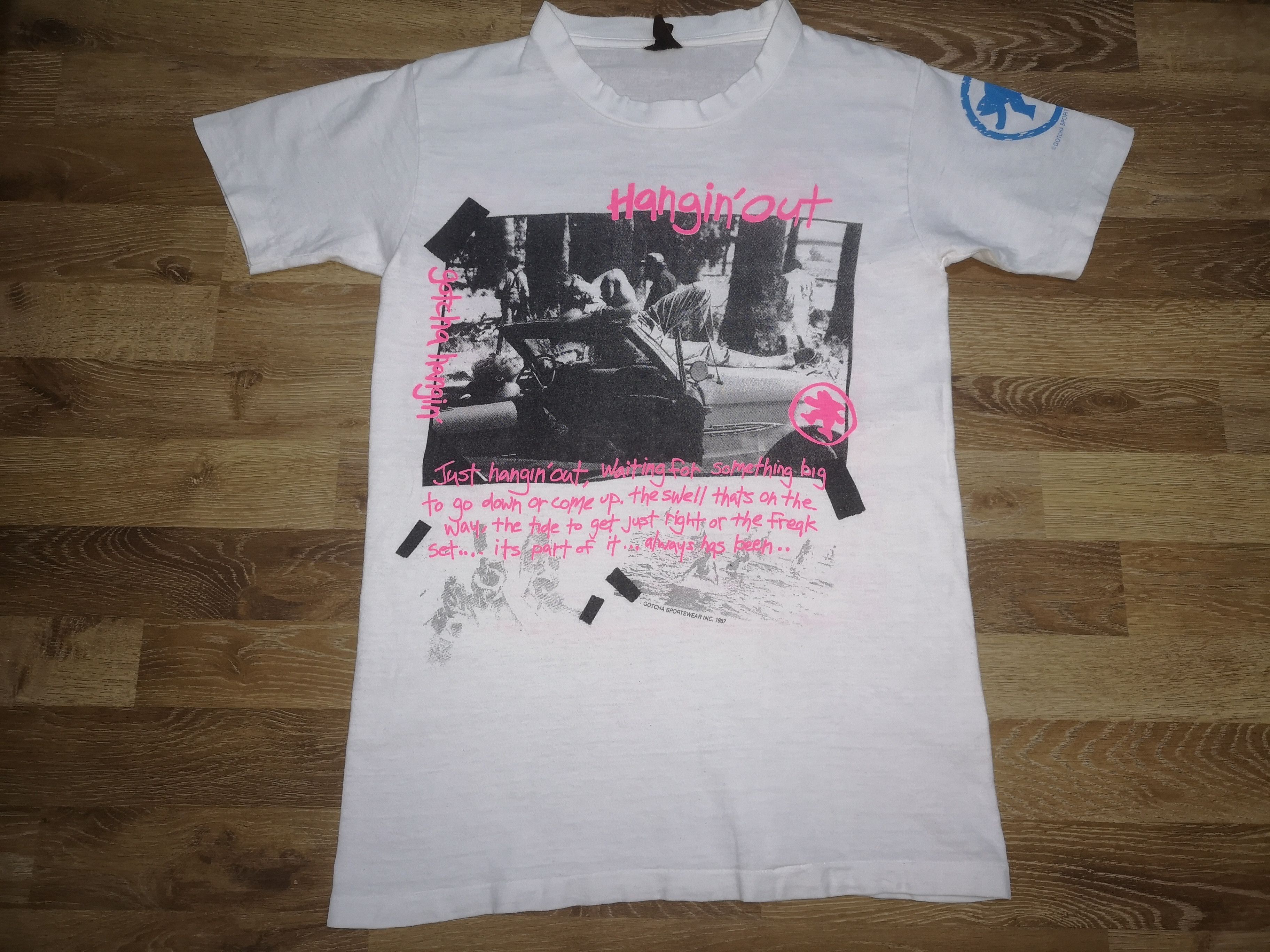 Gotcha × Vintage Rare! Vintage 80's Gotcha Photo Print Bruce Weber T ...