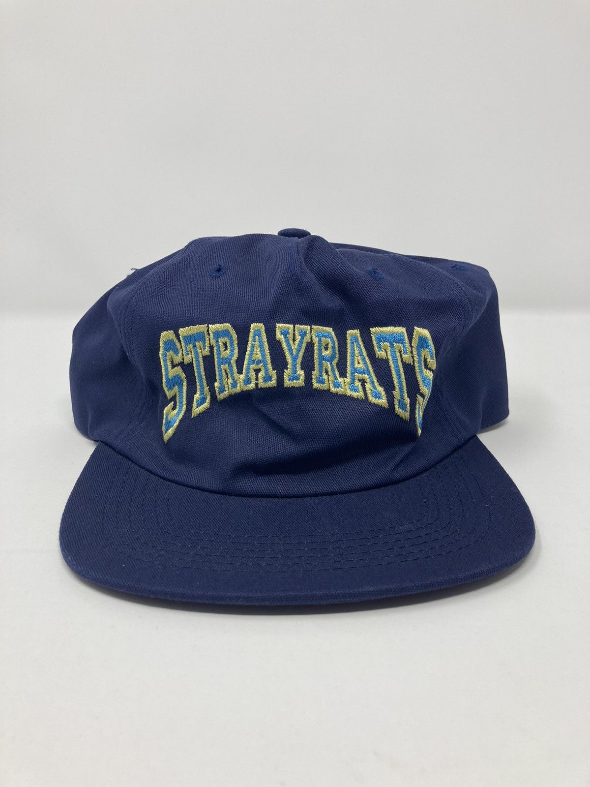 Stray Rats Stray Rats Two-Tone College Arch Hat Navy | Grailed