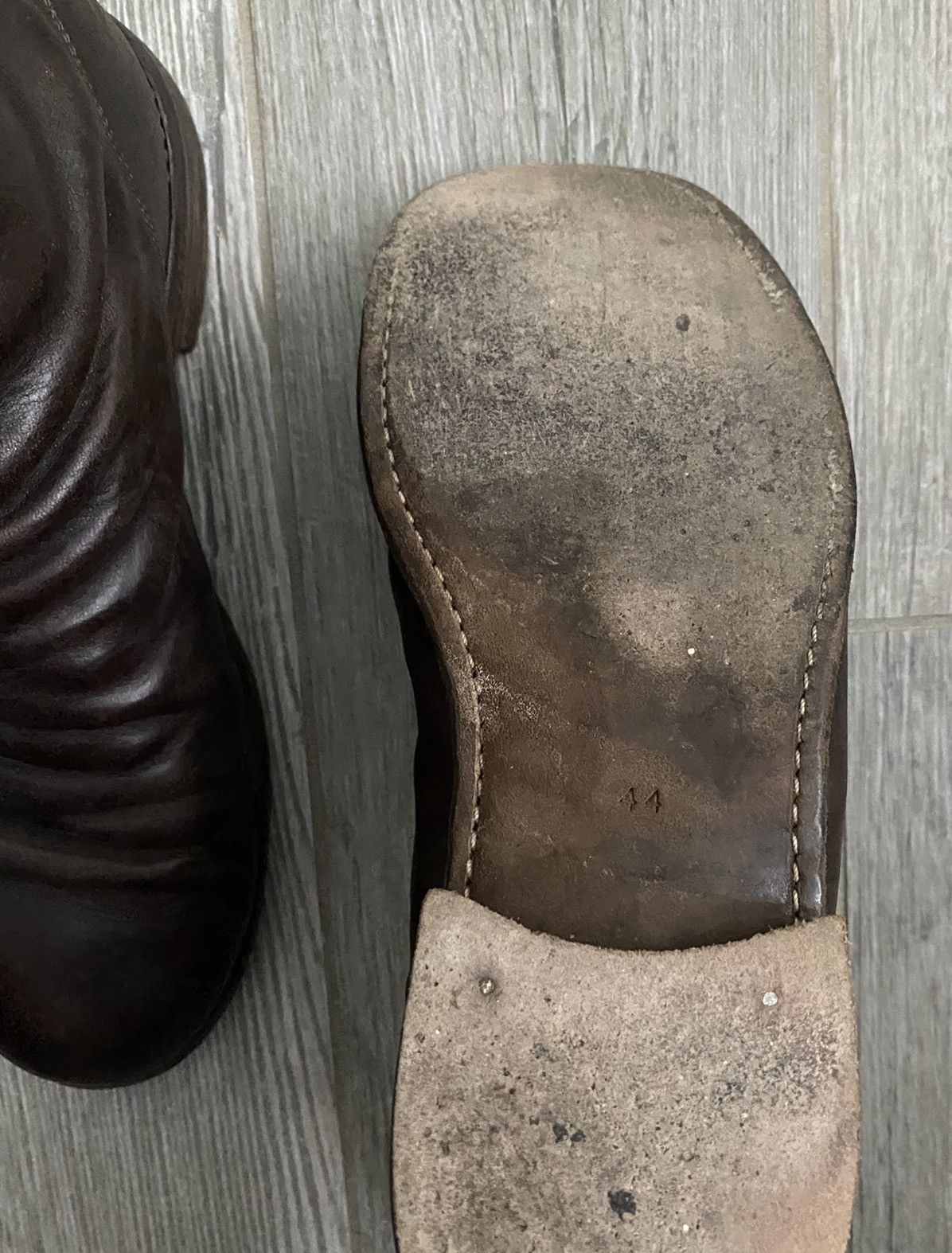 Guidi AW17 Guidi 988 Back Zip Brown Aged Horse Leather Stack Boots ...