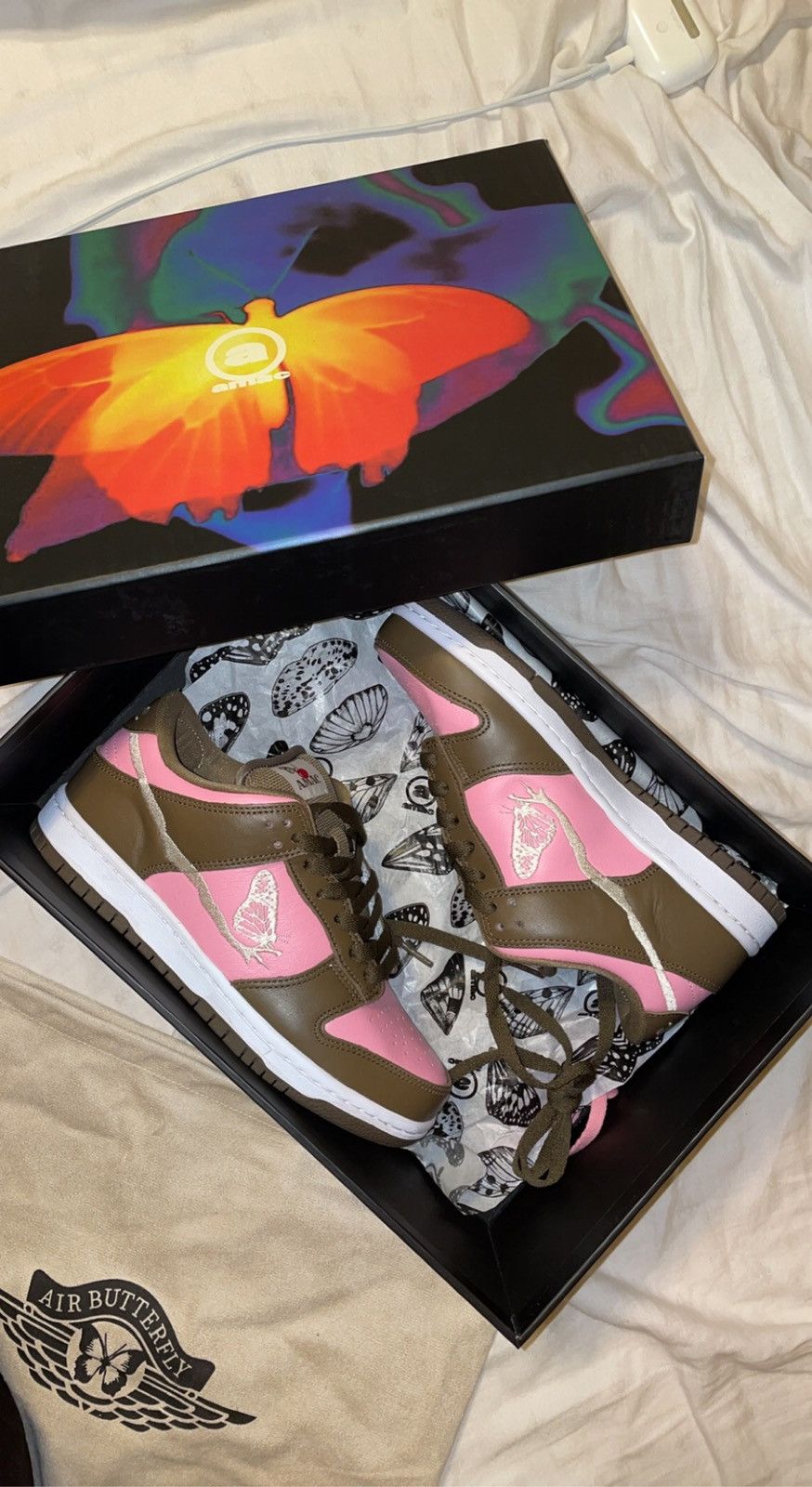 AMAC Studios Amac Customs “Cherry” Butterfly Dunk Low | Grailed