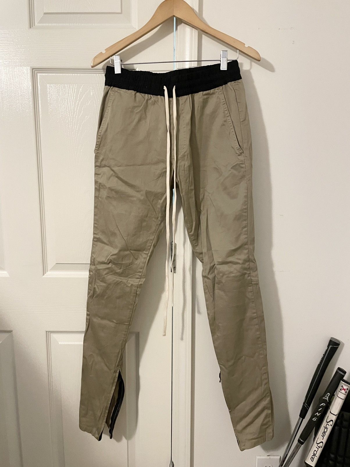 FOG × Fear of God Fear of God Fog Essential Zip Pants | Grailed