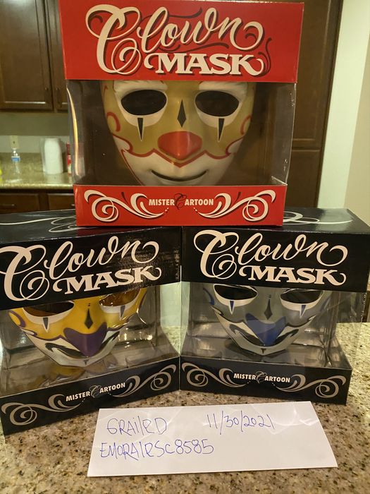 Mister Mister Cartoon Clown mask | Grailed