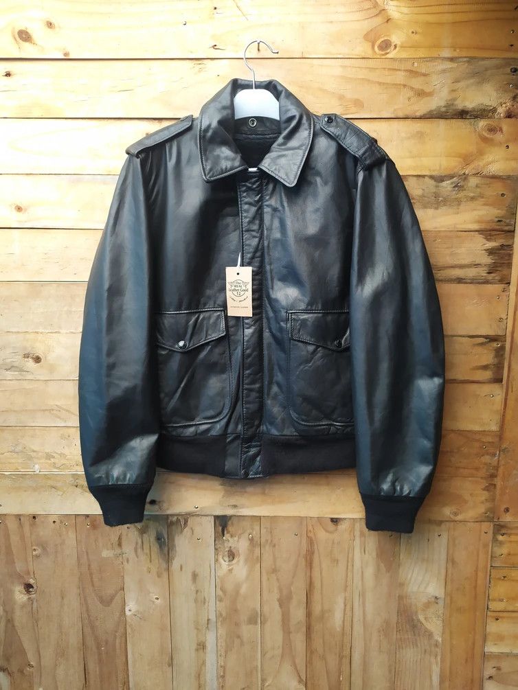 Schott SCHOTT NYC I.S-674.M.S LEATHER TYPE A2 184 SM FLIGHT JACKET ...