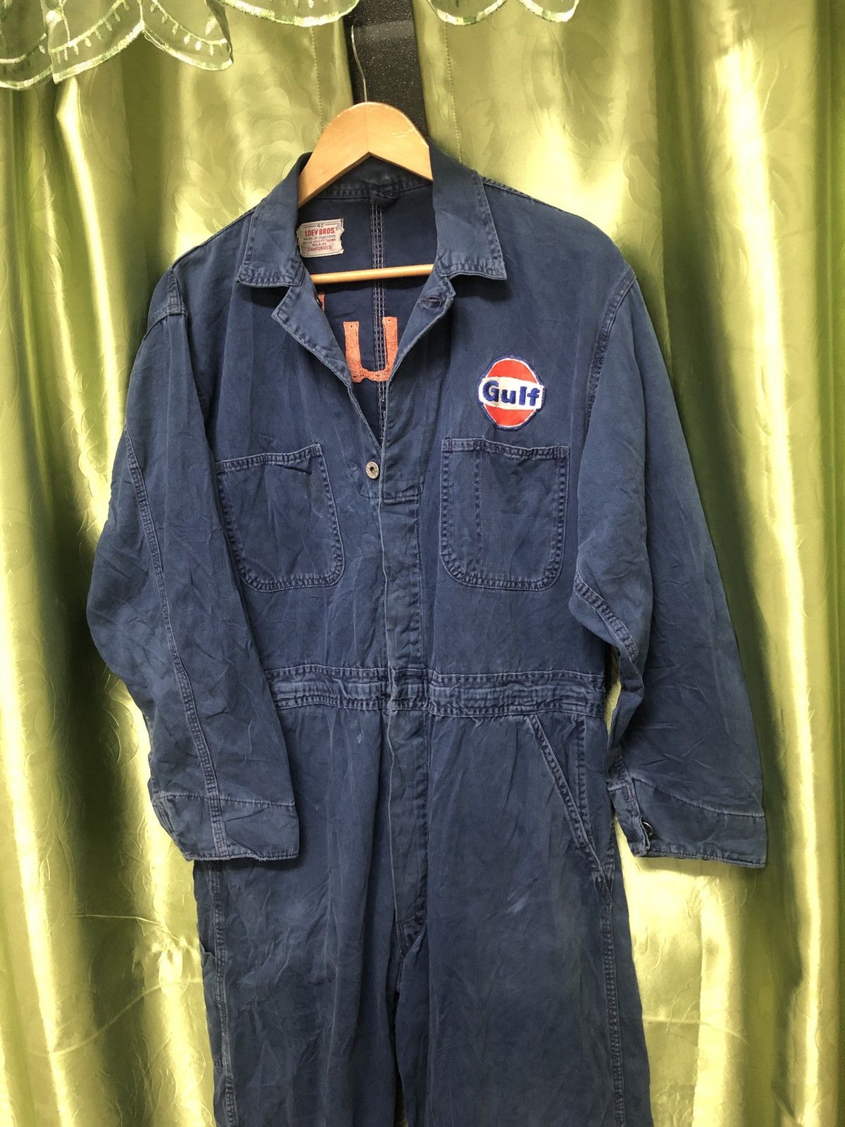Vintage VINTAGE 50s GULF MECHANIC OVERALL RACING | Grailed