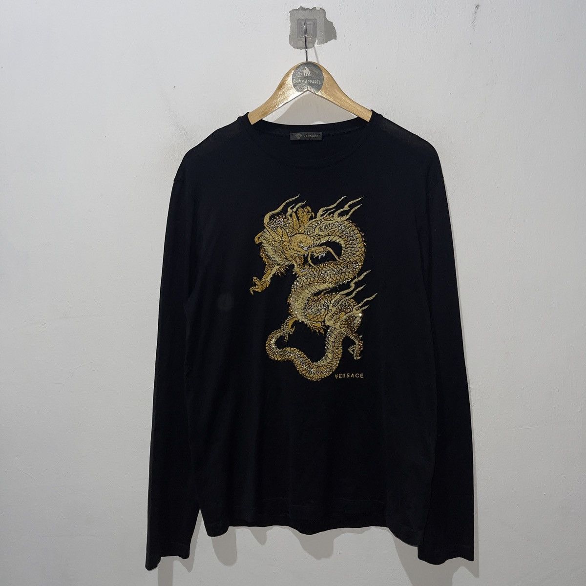 Versace Versace dragon longsleeve shirt | Grailed
