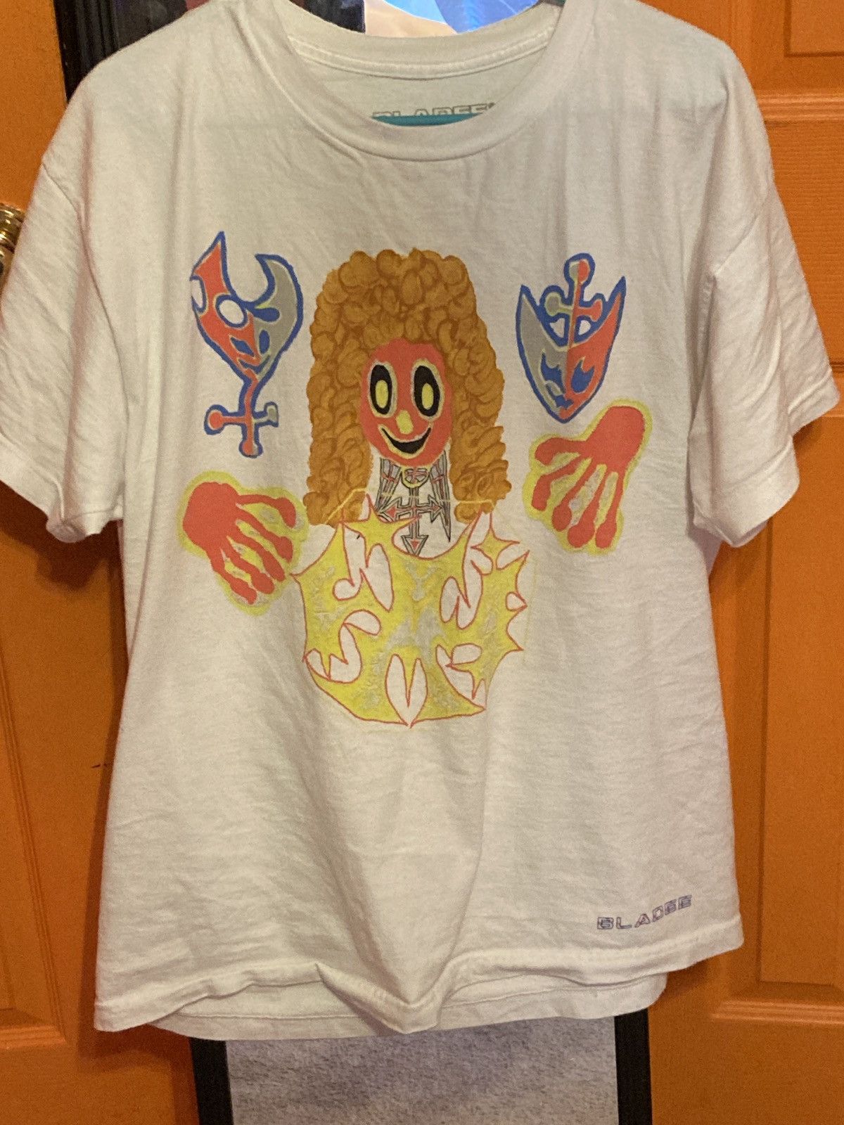 Streetwear Bladee Exeter White Tee L | Grailed