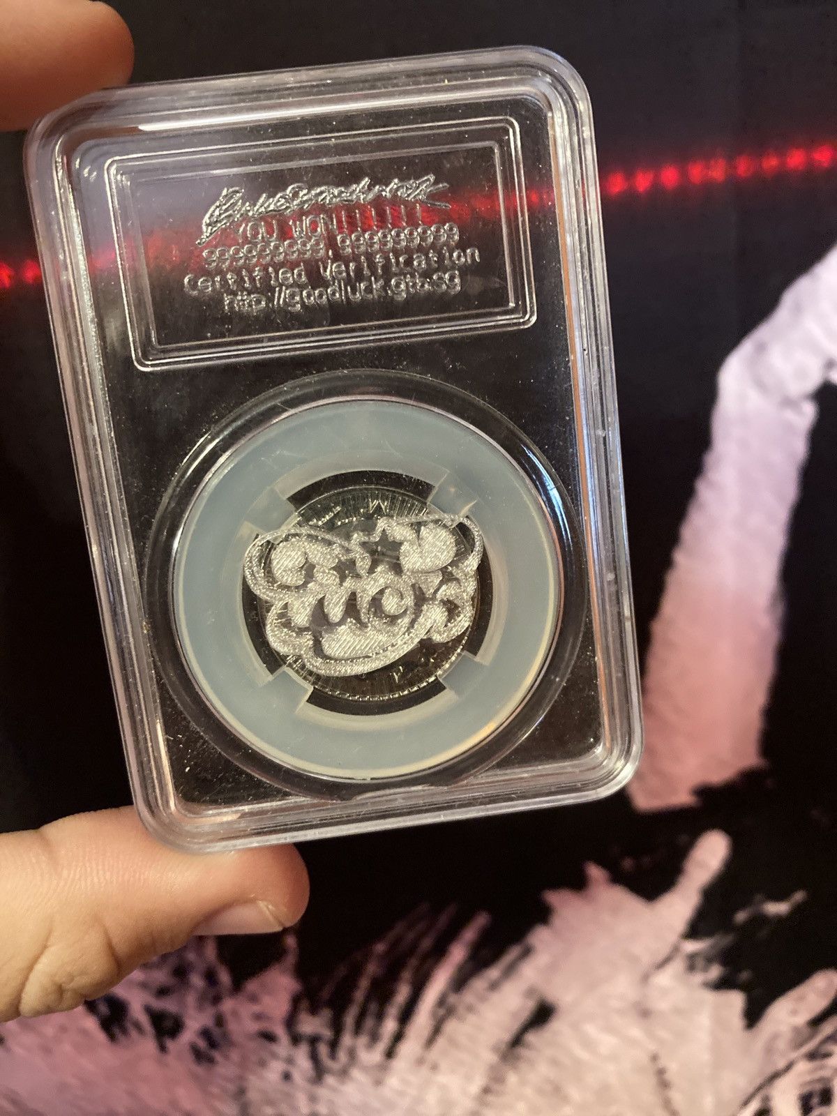 Drain Gang Drain Gang GoodLuck Coin (Bladee X Mechatok) | Grailed