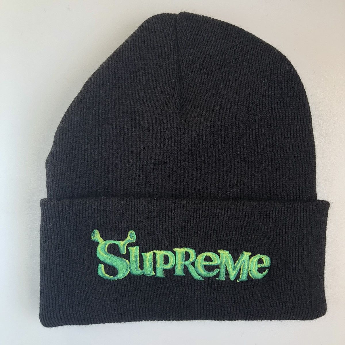 Supreme SHREK x SUPREME Beanie BLACK | Grailed