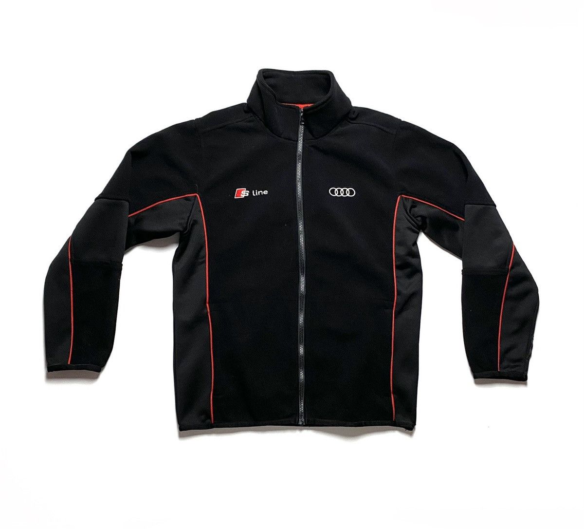 Audi × Racing × Vintage Vintage Audi S Line Zip Fleece Light Jacket ...