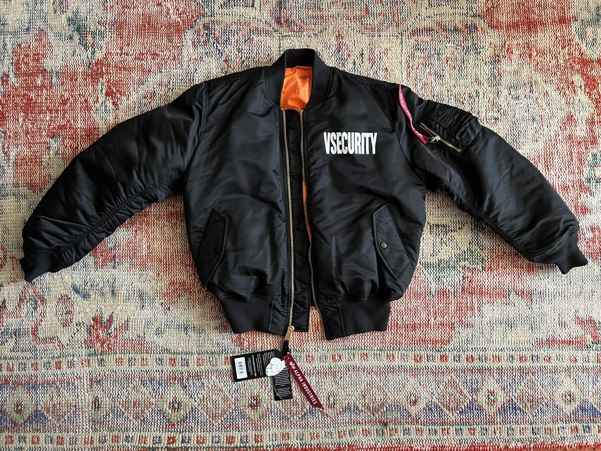 Alpha Industries King Vamp Tour VSECURITY Bomber Jacket SECURITY | Grailed