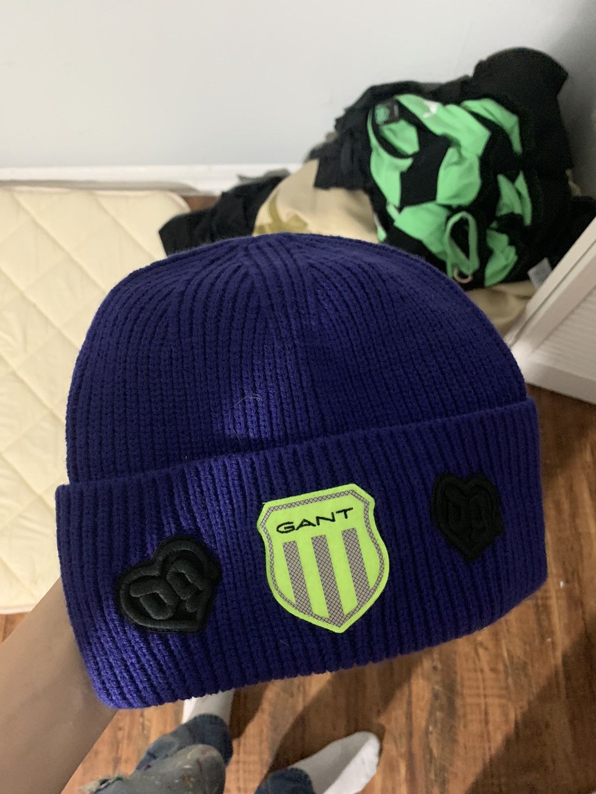 Drain Gang × Gant Gant by Bladee Beanie Blue | Grailed