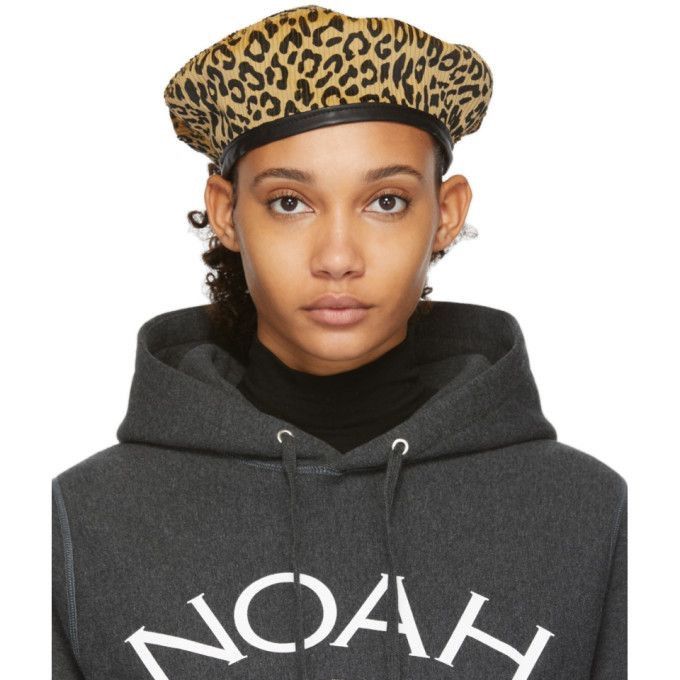 Noah Noah Leopard Beret | Grailed