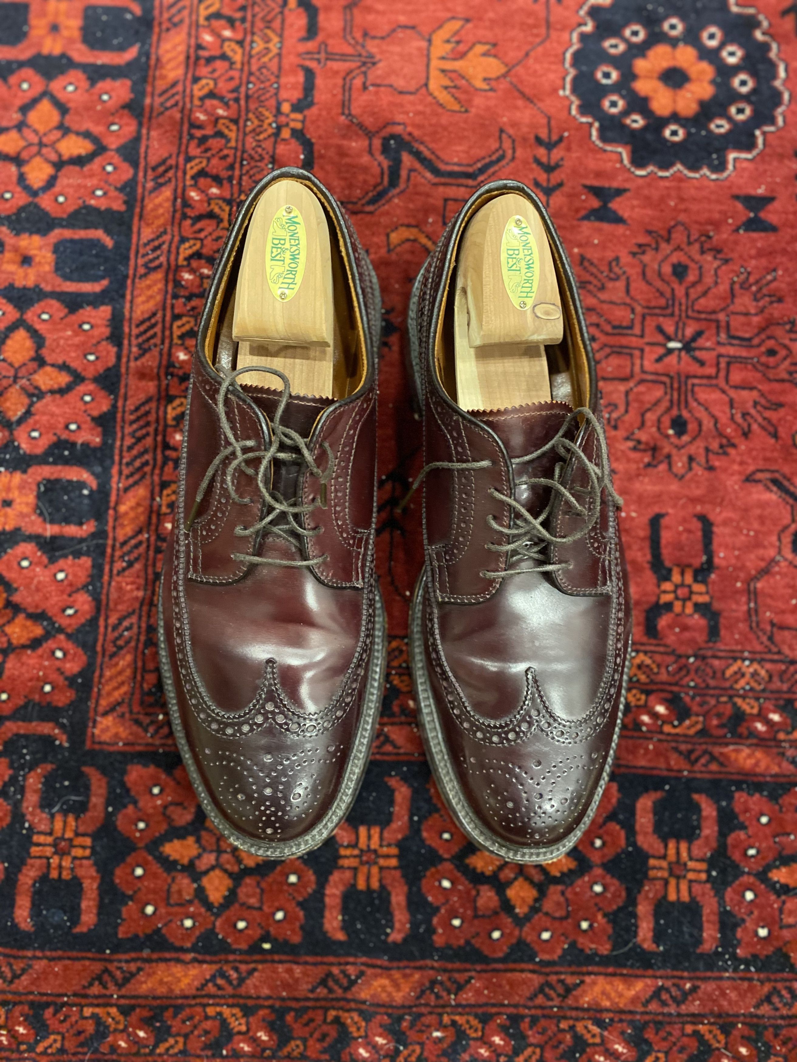 Alden Alden 975 - Cordovan Longwing Blucher | Grailed