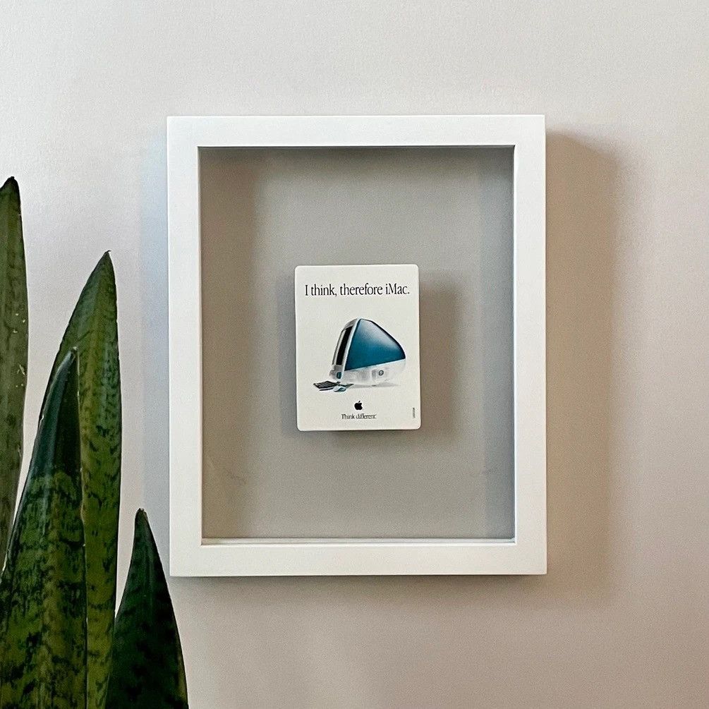 Apple *Cyberweek Only* “I think therefore, iMac” iMac G3 Poster | Grailed