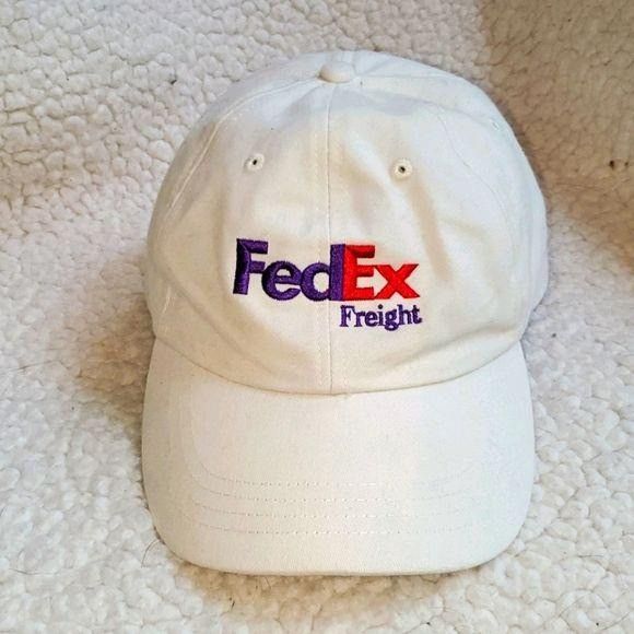Vintage FedEx White Embroidered Baseball Hat | Grailed