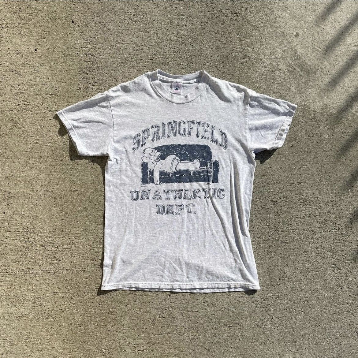 The Simpsons × Vintage 2002 simpsons springfield unathletic dept t ...