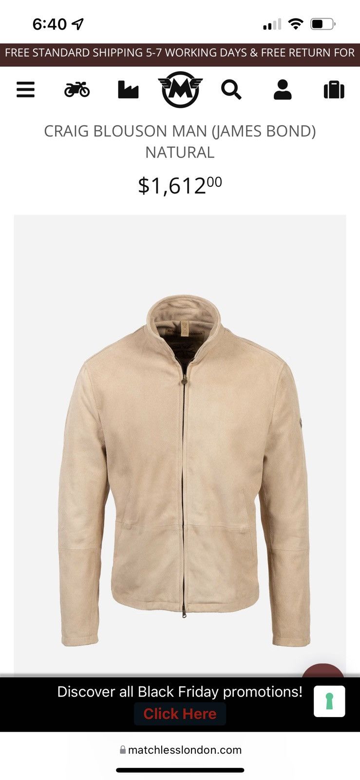 Matchless Matchless 007 Jacket | Grailed