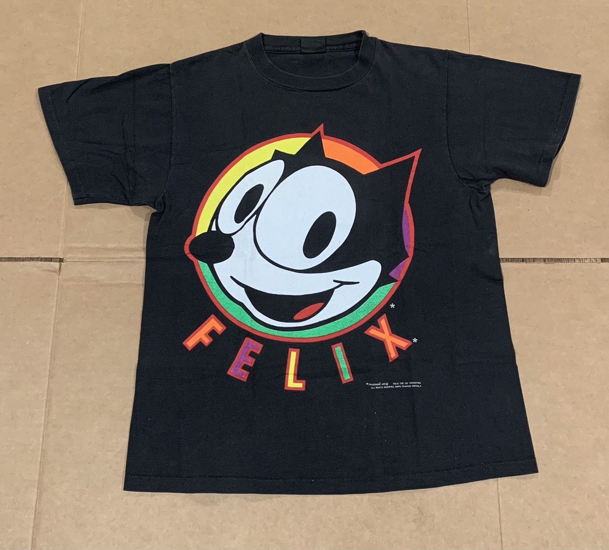 Cartoon Network × Streetwear × Vintage Vintage Felix The Cat Big Print ...