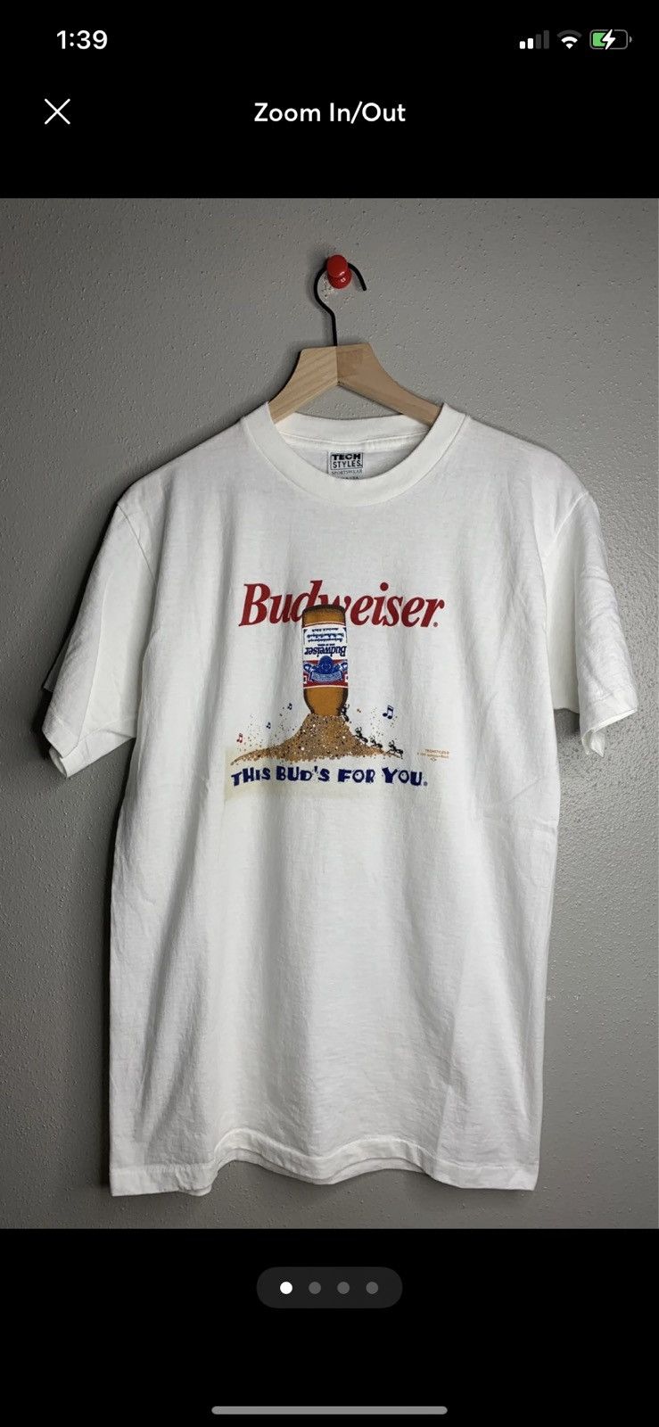 Vintage Vintage 1995 Single Stitch Budweiser Beer Ant T-shirt | Grailed