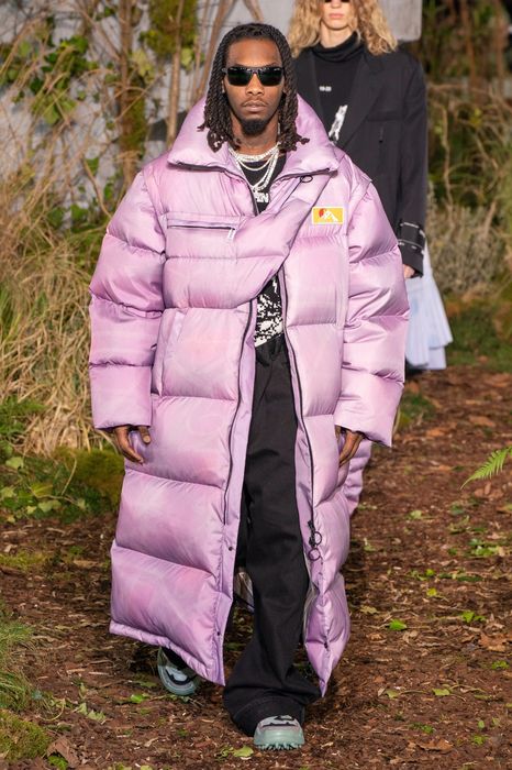 Off-White OFF WHITE x Virgil Abloh Playboi Carti long puffer jacket ...